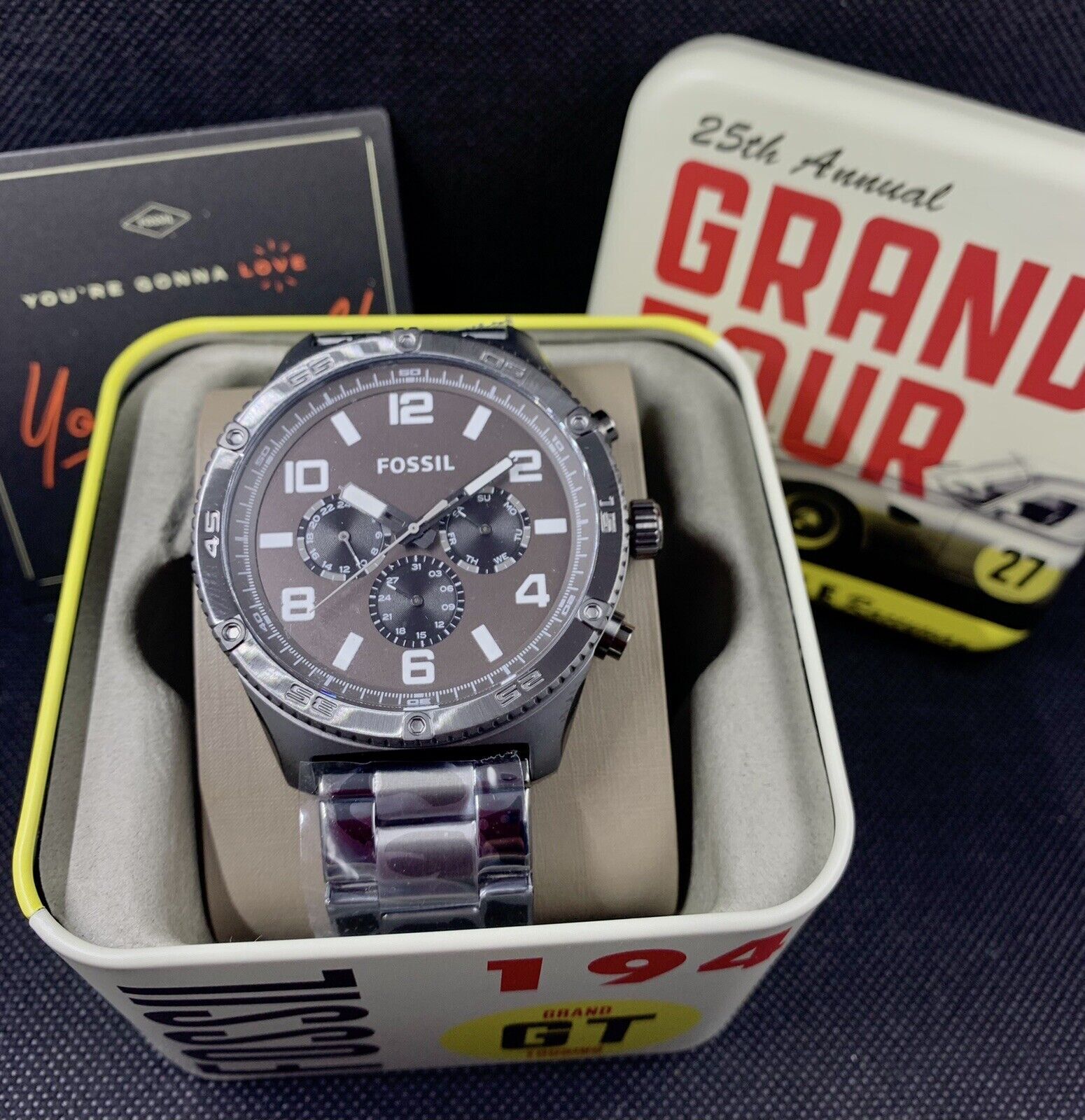 Fossil Brox Gray Men's Watch - BQ2533 for sale online | eBay UK