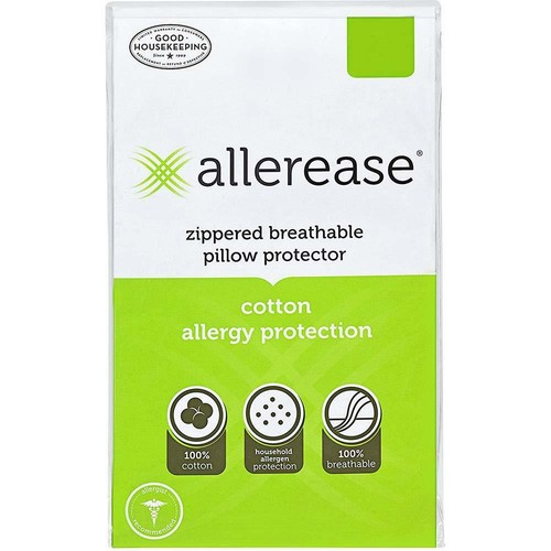 AllerEase 100% Cotton Allergy Protection Pillow Protectors – 2 Pack | eBay