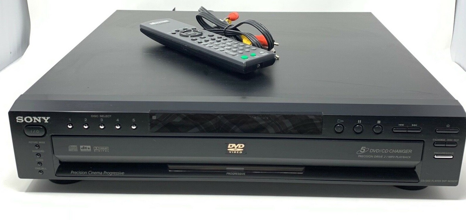 Sony DVP-NC665P 5 Disc DVD/CD Carousel Changer Player w/ NEW Remote ...