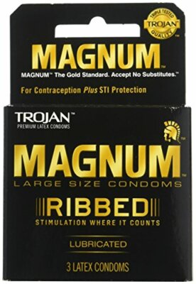 Trojan Magnum Ribbed Condoms 3 | eBay