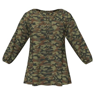 LuLaRoe Debra Large Camo Tunic Top - NWT | eBay