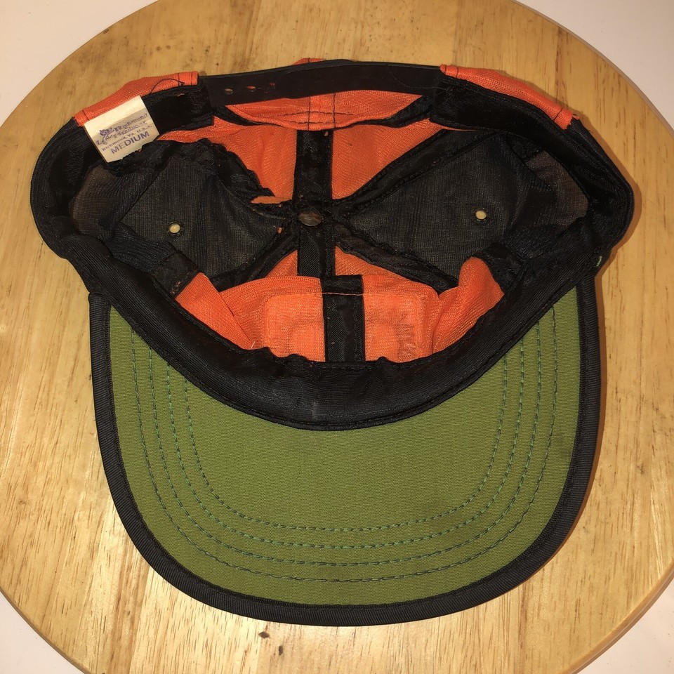 Vintage 70s O'S GOLD USA Richmond Headwear Thin PINWHEEL Hat Cap ...