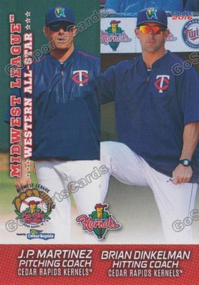 2016 Midwest League All Star R JP Martinez Brian Dinkelman Twins PC HC ...