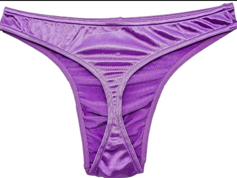 Satin Mens Thongs Underwear Panties Silky Sexy Man G String Undies
