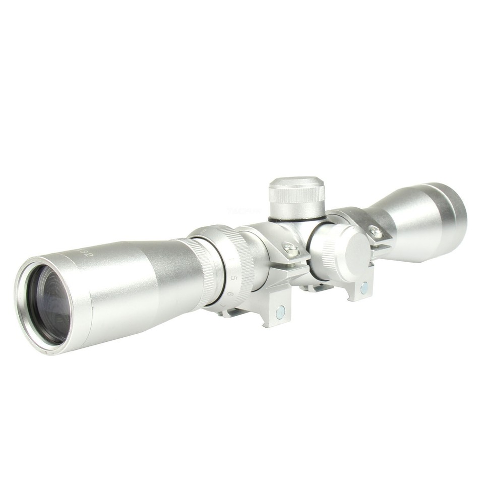 TACFUN Mosin Nagant 2-7x32 Long Eye Relief Scope - SILVER | eBay