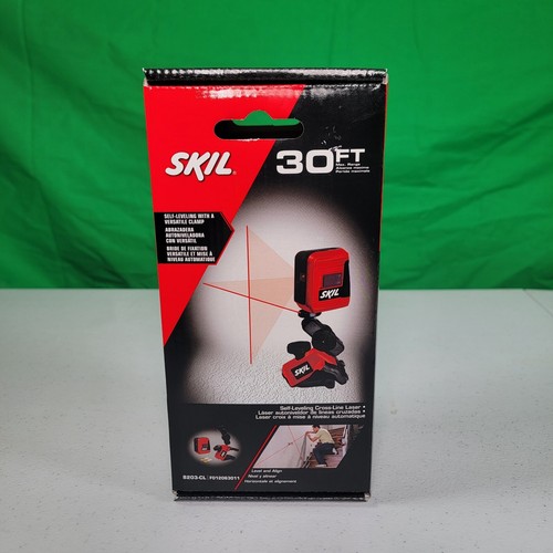 Skil 8203-CL Self Leveling Cross Line Laser Level Set 30ft ( F012063011 ...
