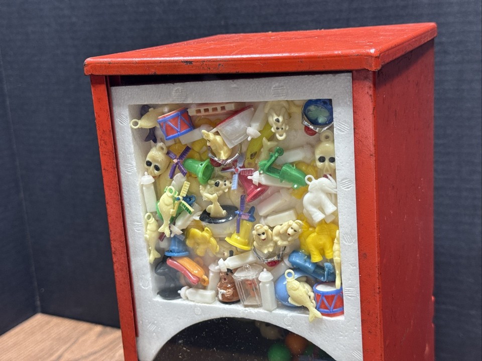 Vintage Becker Toy N Joy Gumball Candy & Or Prize 1 Cent Machine 1950’s ...
