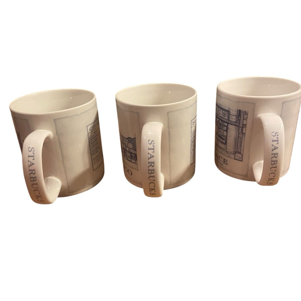 Lot Of 3 Starbucks Coffee Mugs New Mexico Houston Pike Place ...