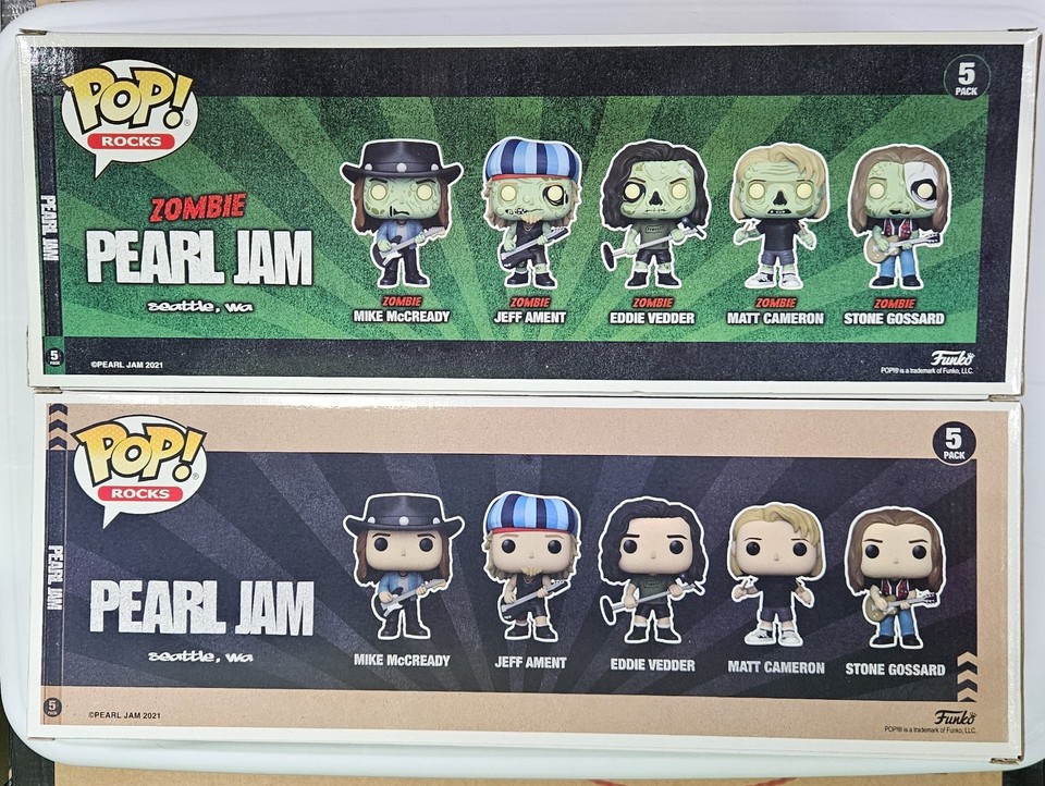 Funko Pop PEARL JAM Regular & Zombie - 5 packs-NIB | eBay