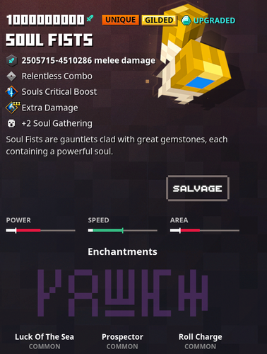 Minecraft Dungeons -Soul Fists Unique Gilded (Xbox)(PS4)(Switch)(PC) | eBay