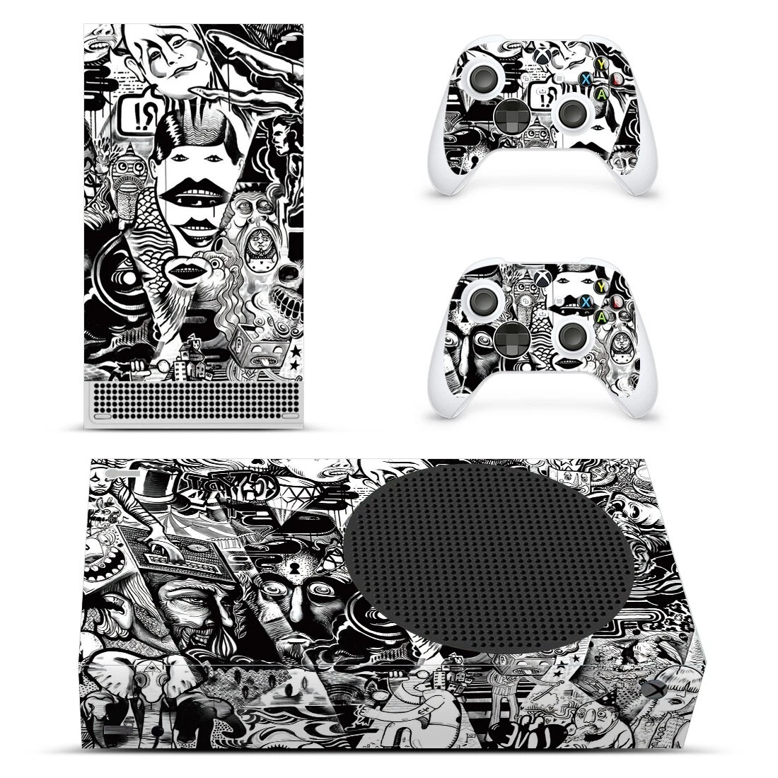 Black Xbox Controller Drawing