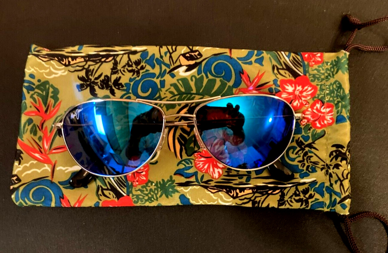 NEW Maui Jim Wiki Wiki Polarized Sunglasses - Blue Hawaii Mirror