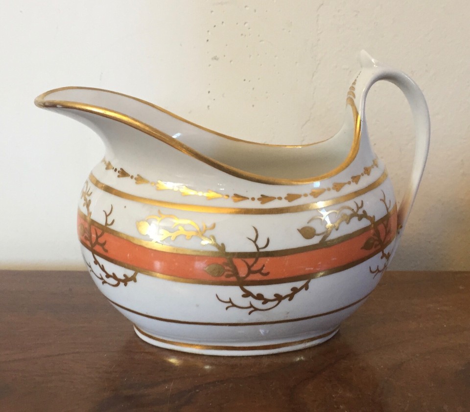 Antique English Regency Worcester Flight Barr Porcelain Creamer Cream ...