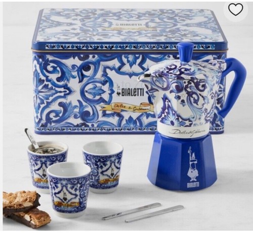 Bialetti Dolce & Gabbana Mocha Express & Espresso Cup Set, BRAND NEW | eBay
