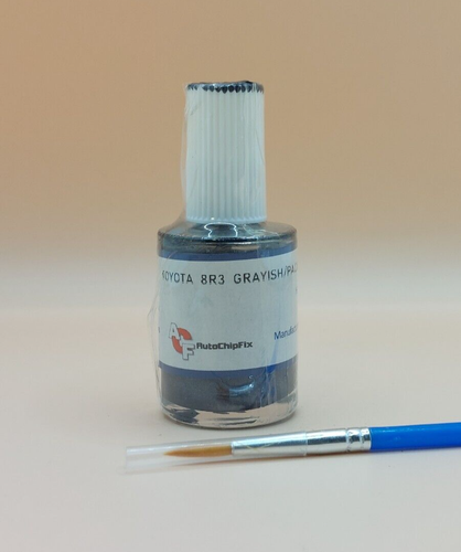 For Toyota Code 8R3 Grayish/Pacific Blue Auto Touch Up Paint+Free Fine ...