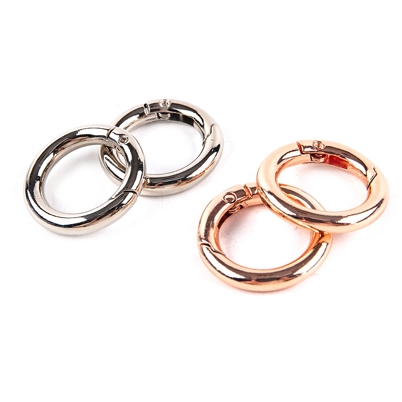 2Pcs Metal Spring O-Ring Buckles Clips Carabiner Purses Handbags ...