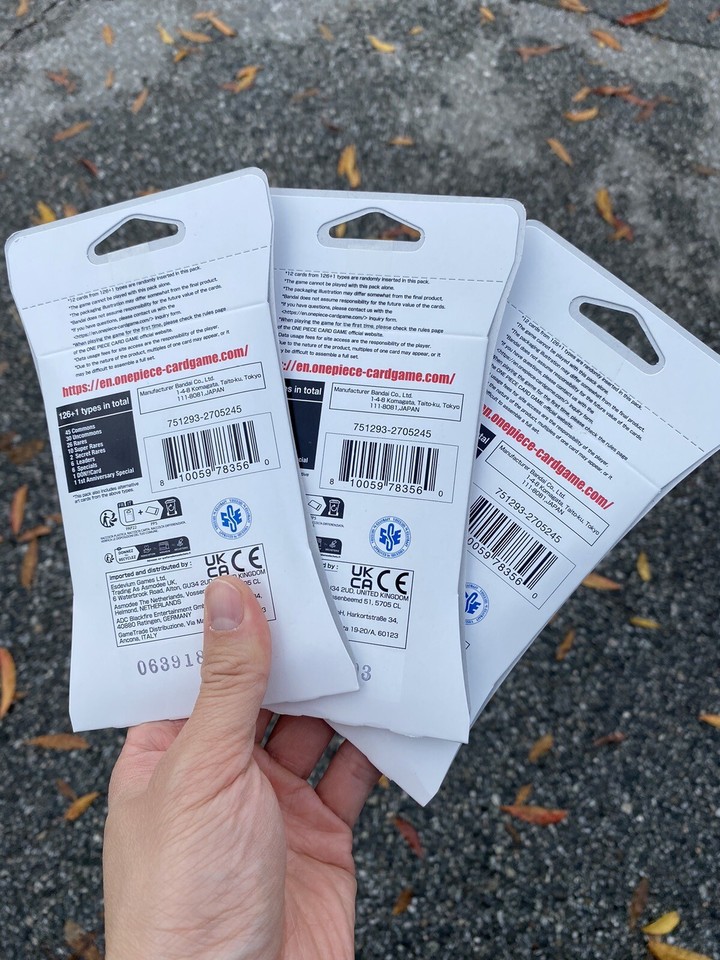 One Piece TCG: Awakening Of The New Era, OP5, Sleeved Booster Packs - 3 ...