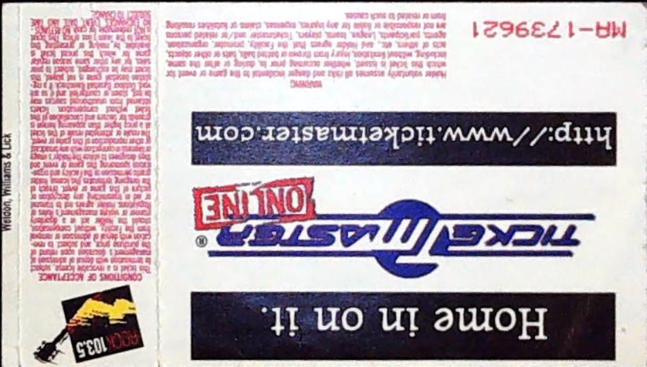 Overkill Stonehenge Hellshock Sick Concert Ticket Centrum Hall Chicago ...