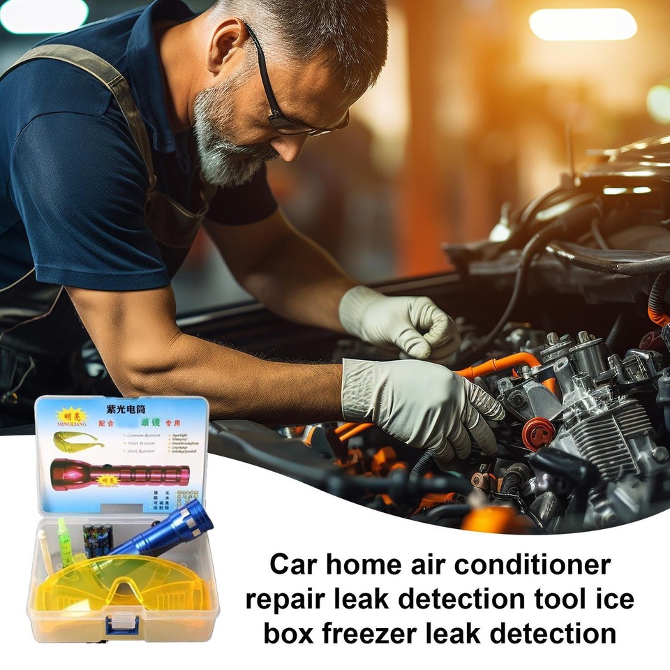 Air Conditioner Leak Detector Kit Refrigerant Leak Test Detection Tool ...