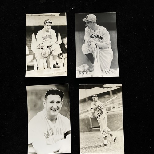 Four Ernie Lombardi Picture Postcards Cincinnati Reds Vintage | eBay