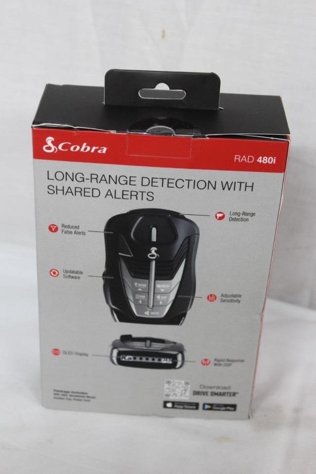 Cobra RAD 480i Radar and Laser Detector - NEW! 322170702653| eBay