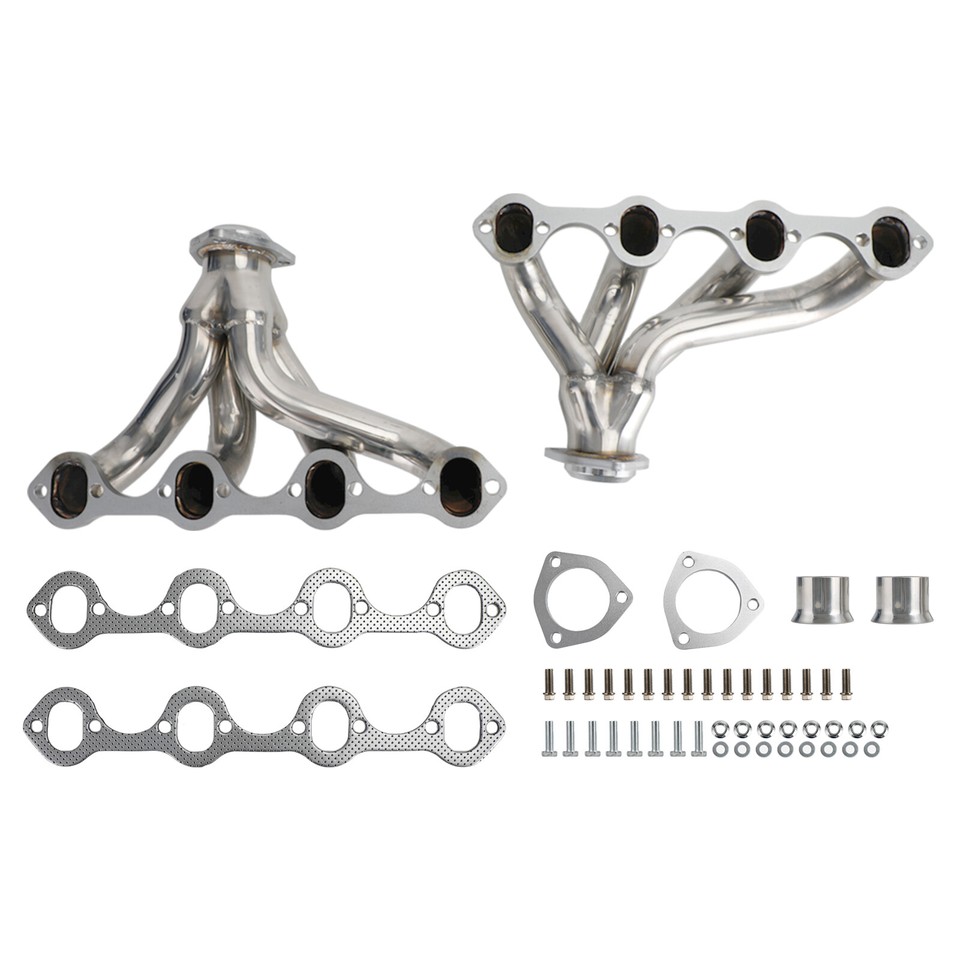 Stainless Hugger Exhaust Headers Fits Ford Short Block Windsor 289 302 ...