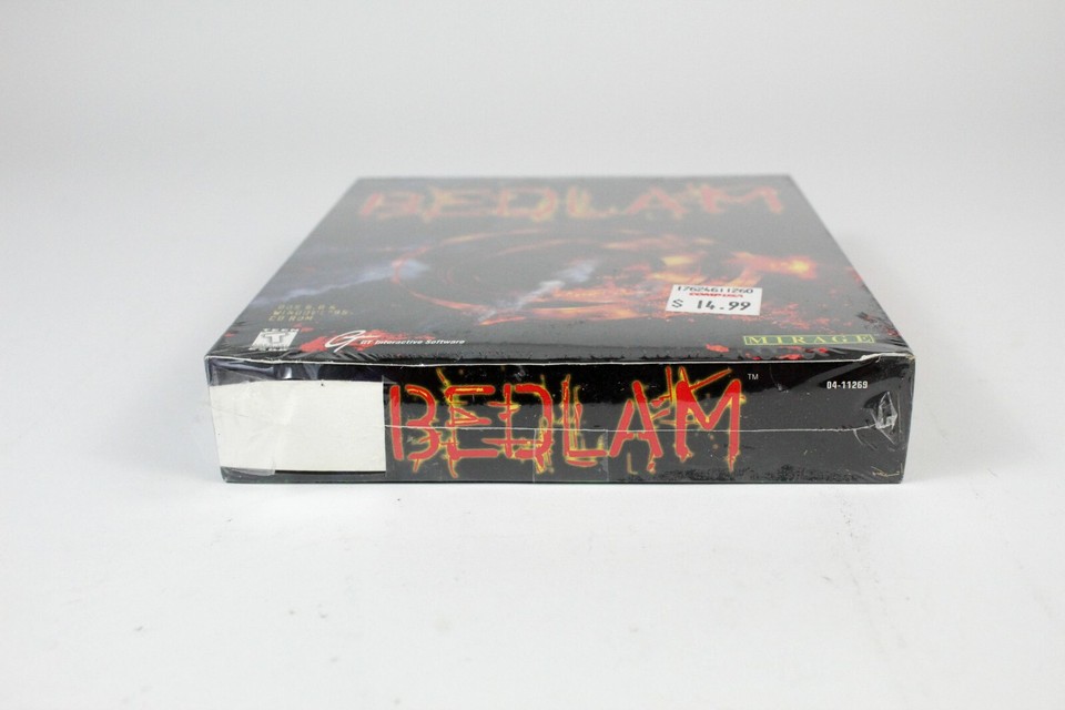 Bedlam PC Game Big Box, Mostly Sealed Mirage GT Interactive Software ...