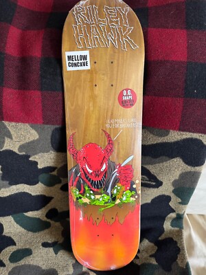 RARE Riley Hawk Nasty Neckface Baker Skateboard Deck Pro Model | eBay
