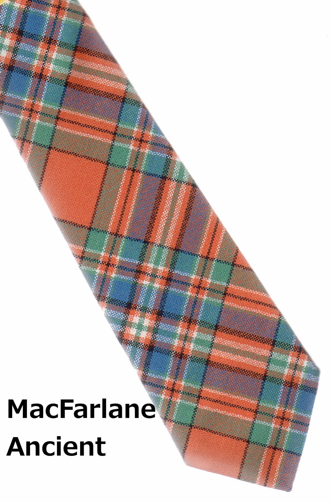 Tartan Tie Clan MacFarlane Scottish Wool Plaid | eBay
