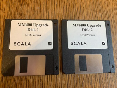 MM400 UPGRADE SCALA PROGRAM AMIGA COMPUTER 3.5" INCH FLOPPY(S) TESTED ...