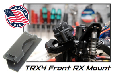 Angled Front Receiver Box Mount Upgrade for Traxxas TRX4 (TRX-4) - RX ...