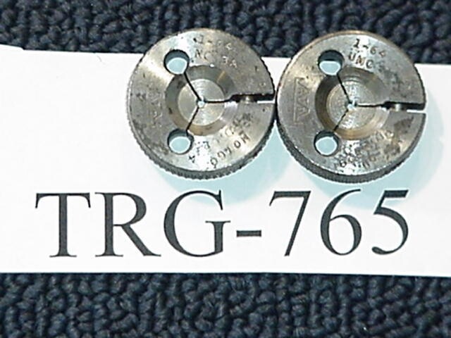 Thread Ring Gage Set 1-64 GO & NO GO TRG-765 | eBay