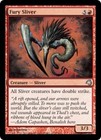 1 x Fury Sliver - Foil - Premium Deck Series: Slivers - Moderate Play ...