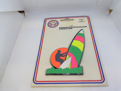 Decal/sticker vintage windsurf neon/neon windsurfing board | eBay