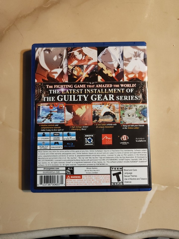 Guilty Gear Xrd: Revelator (Sony PlayStation 4, 2016) 853736006071| eBay