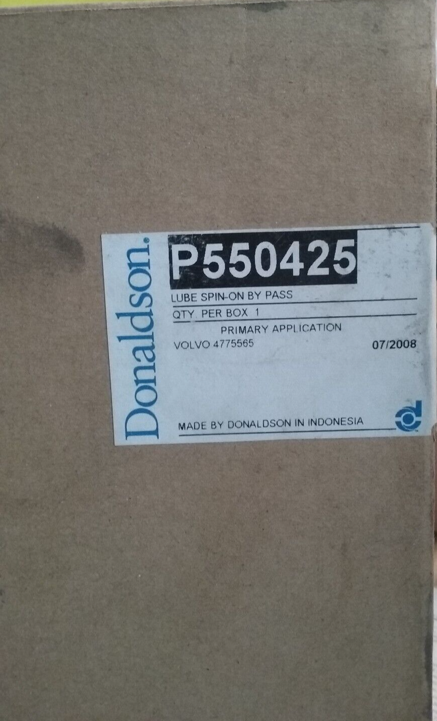 P550425 - Donaldson Oil Filter | eBay