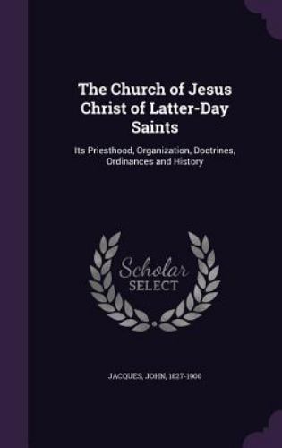 Church of Jesus Christ of Latter-Day Saints : Its Priesthood ...