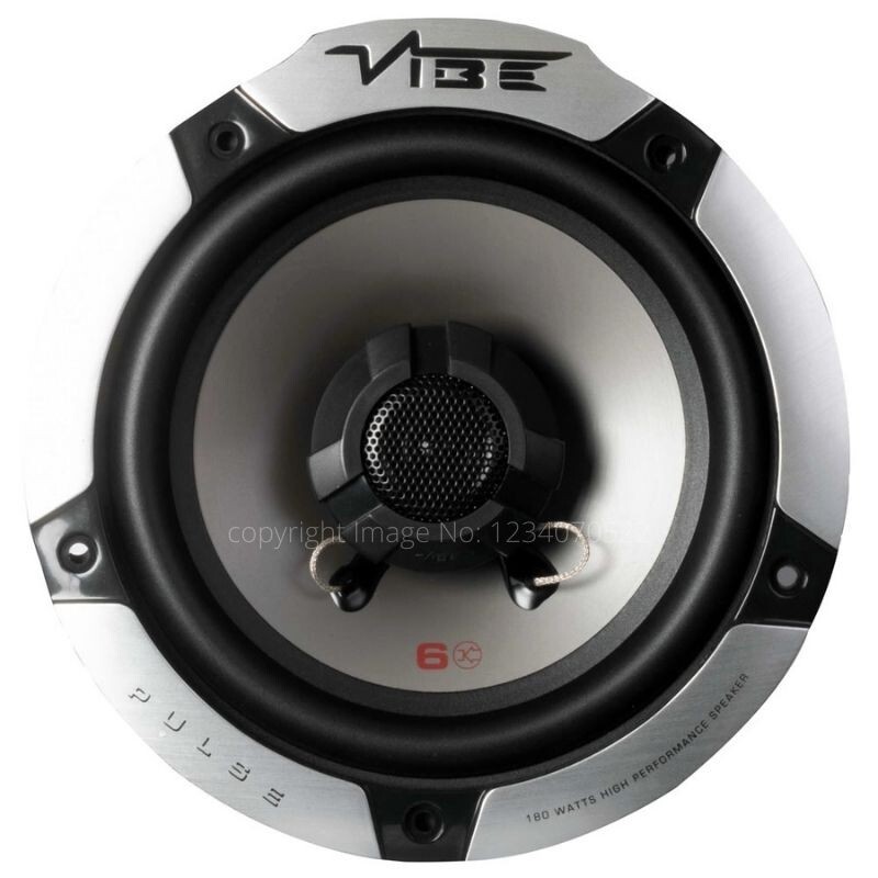 Vibe Audio Series 6.5" 360w Car Door Shelf Coaxial Speakers Set Pulse 6 ...