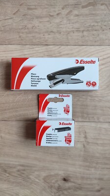 Agrafeuse Esselte 24/6 avec recharge de 3000 agrafes | eBay