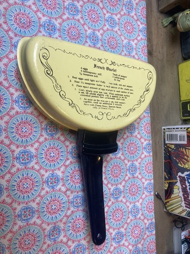 Mirro Vintage Folding Omelette Pan Made In The USA French & Puffy ...