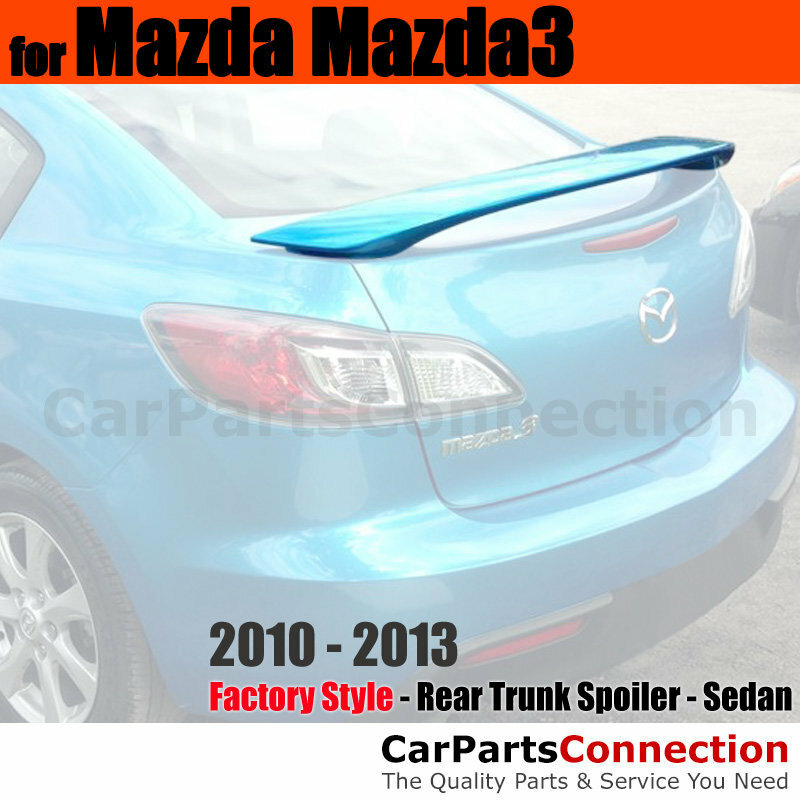Painted ABS Rear Trunk Spoiler For 2010-2013 Mazda 3 Mazda3 32V COPPER ...