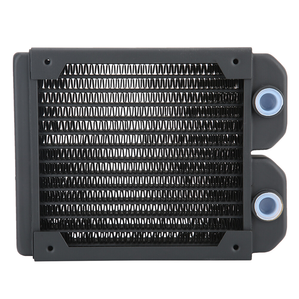 Computer Water Cooling Copper Radiator 14 Tubes CPU Cooler Heatsink ...