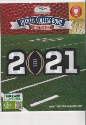 2021 CFP College Football National Championship Game Patch Alabama Ohio ...