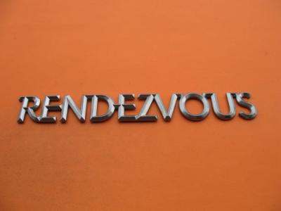 02 03 04 05 06 BUICK RENDEZVOUS REAR SILVER EMBLEM LOGO BADGE SIGN ...