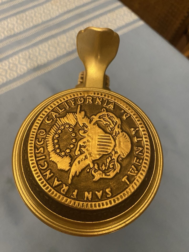 1987 Avon The Gold Rush Handcrafted In Brazil Beer Stein New Open Box ...