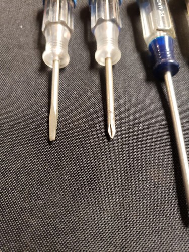 Craftsman USA Small Screwdriver Set WF 4 Pc Slotted Phillips Ph0 Ph1 ...