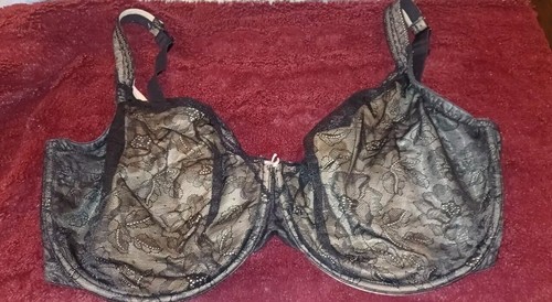 LANE BRYANT CACIQUE Balconette Bra Unlined 42 J Sexy Black Lace | eBay