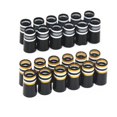 12pcs Gold/Grey Rings Golf Iron Ferrules Premium .370 Ferrule Caps Fit ...