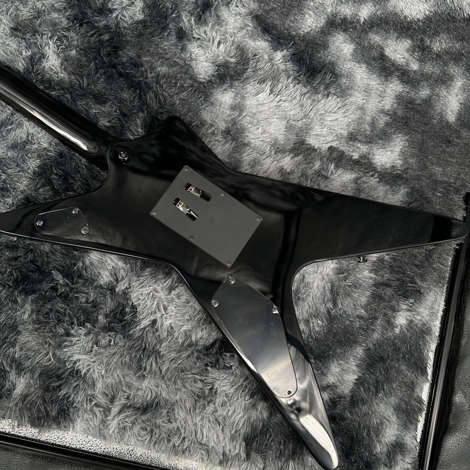 Washburn Dimebag Darrell Blue White Lighting Electric Guitar Flame ...