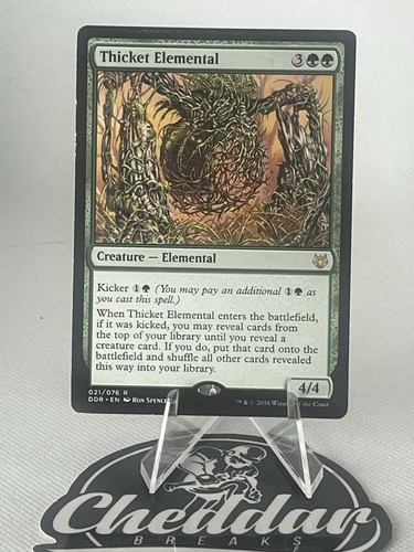 Magic the Gathering MTG Thicket Elemental (21) DD Nissa vs. Ob Nixilis ...